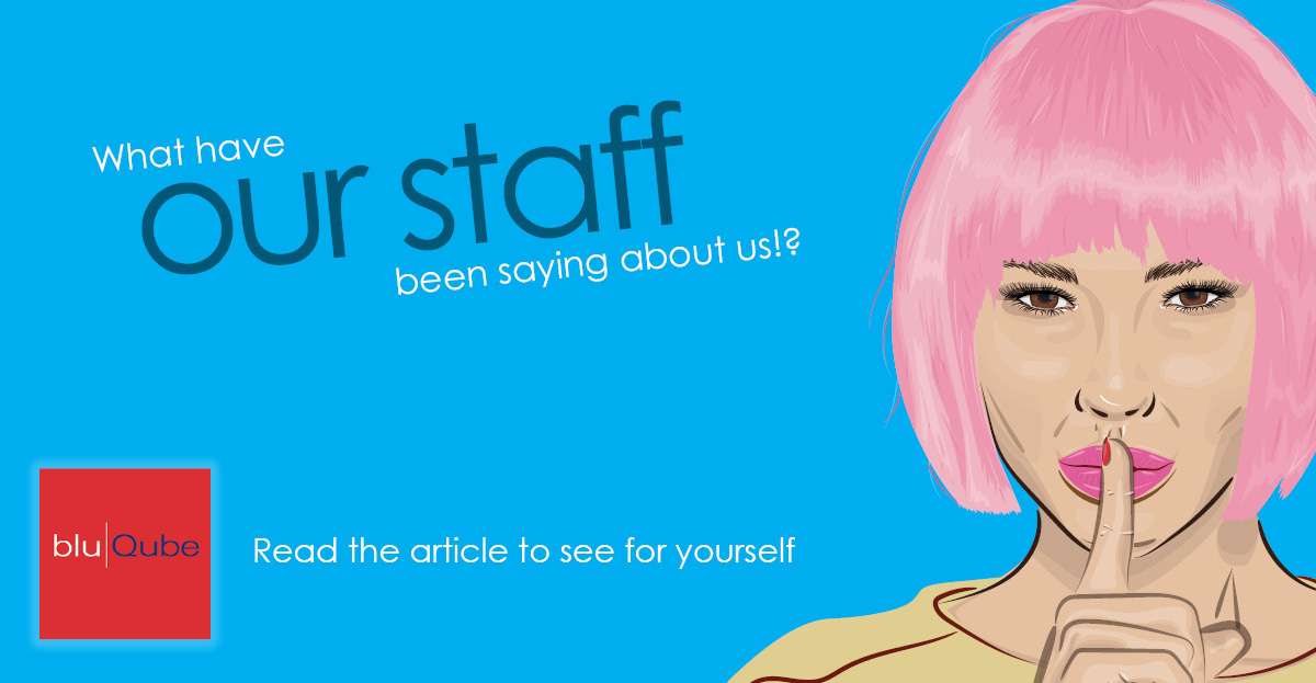 What have our staff been saying about us!? | bluQube